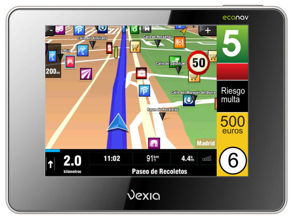 Vexia Econav 380 y 480, navegadores GPS ecológicos – tusequipos.com