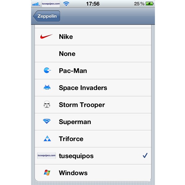 iPhone Jailbreak, cómo cambiar el logotipo del operador con Cydia ...