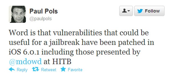 Apple pone más trabas para la llegada del Jailbreak de iOS 6 ...