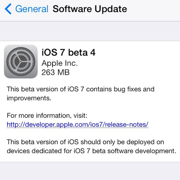 Apple lanza iOS 7 beta 4 para iPhone y iPad, todas las novedades ...