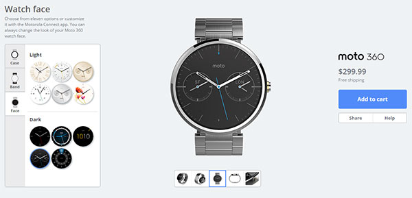 Diseña el Moto 360 a tu gusto con Motorola Moto Maker – tusequipos.com