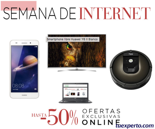 Las mejores ofertas de la Semana de Internet en El Corte Inglés ...