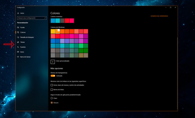 Cómo activar el tema oscuro en Windows 10 – tusequipos.com