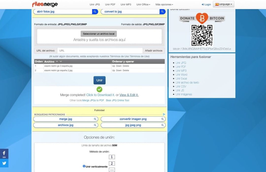 5 páginas para unir imágenes en una sola online – tusequipos.com