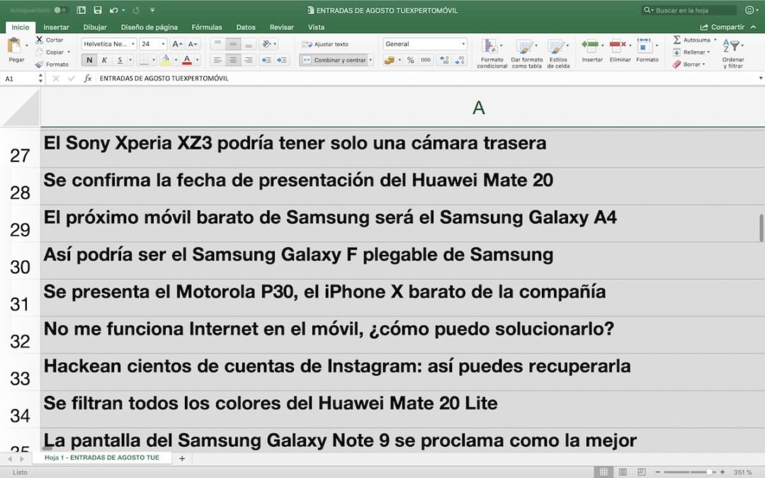 135 atajos de teclado interesantes para Microsoft Excel – tusequipos.com