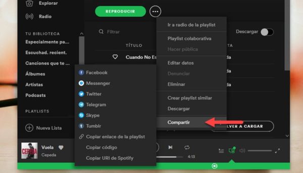 Cómo crear una lista de reproducción colaborativa en Spotify ...