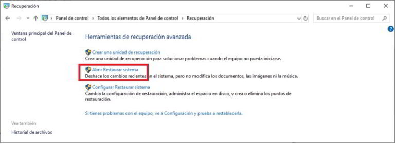 Cómo restaurar Windows 10 para volver a un estado anterior – tusequipos.com