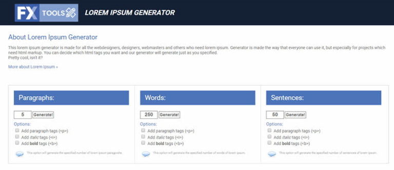 5 generadores de texto al estilo Lorem Ipsum – tusequipos.com