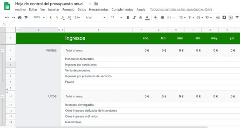 10 plantillas de Google Sheets para controlar las finanzas – tusequipos.com